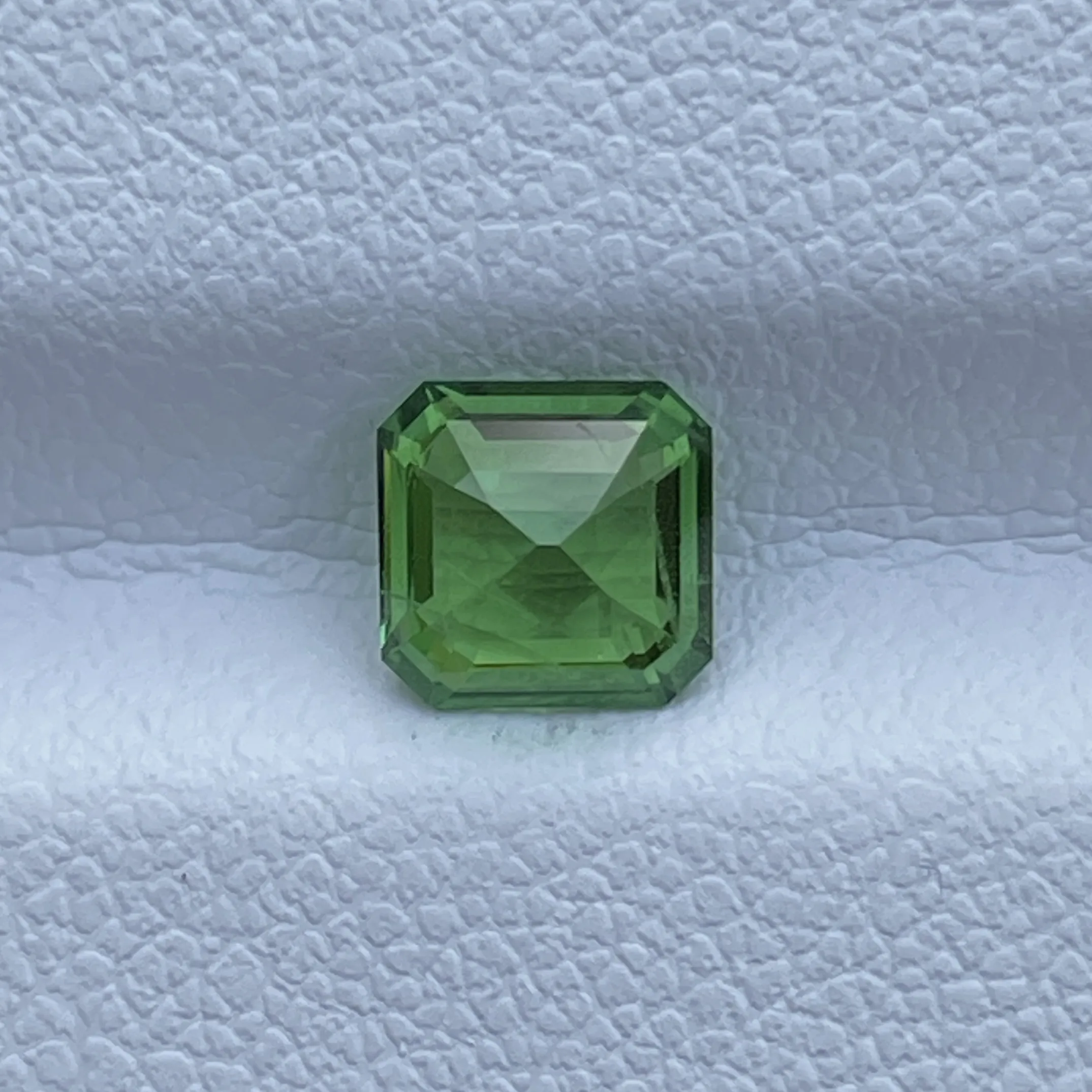 Natural Green Tsavorite 1.03 Cts Asscher Cut Loose Gemstone Special ...