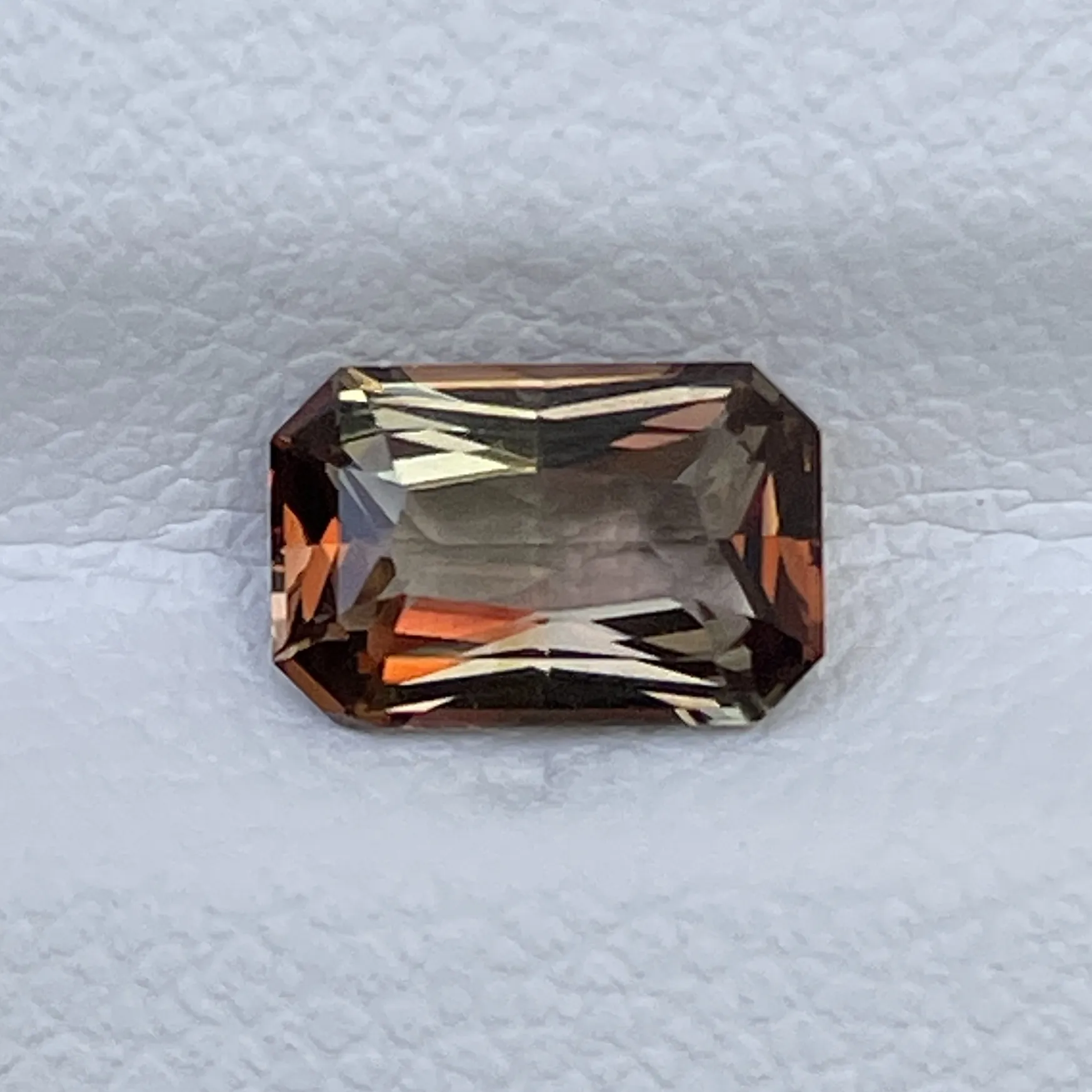 Natural Bi-Color Andalusite 1.14 Cts Radiant Cut Loose Gemstone Antique ...