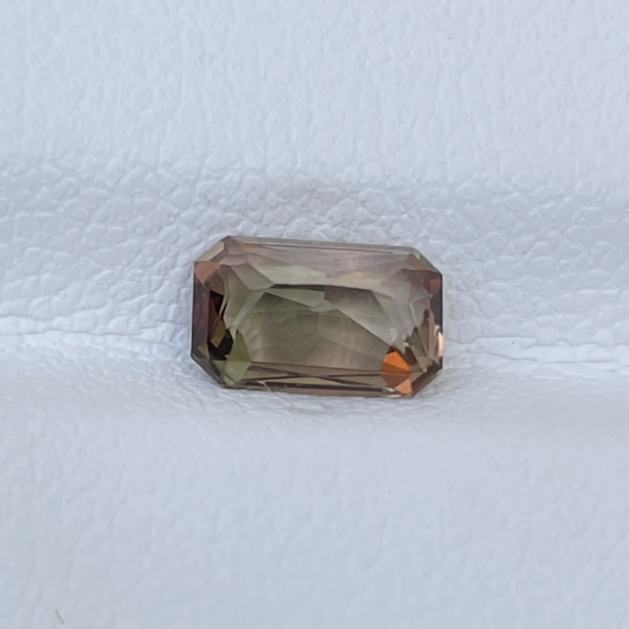 Natural Bi-Color Andalusite 1.14 Cts Radiant Cut Loose Gemstone Antique ...